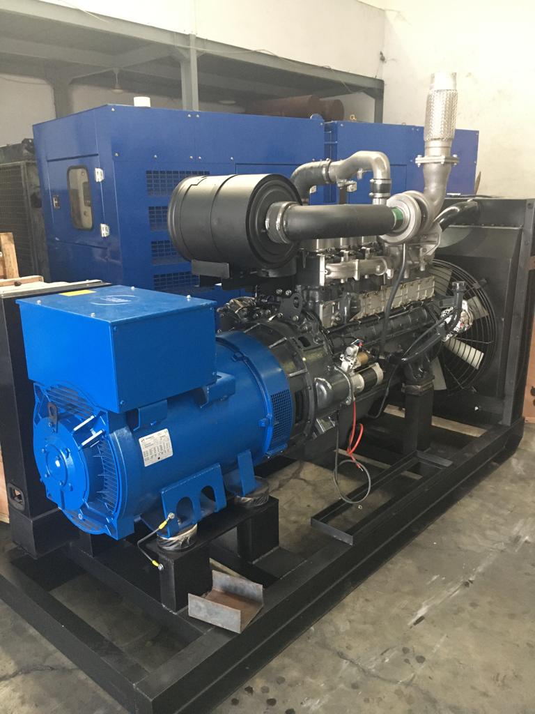 Genset Mitsubishi Recondition, Type Engine 6D22T, 150 Kva, Open Type ...