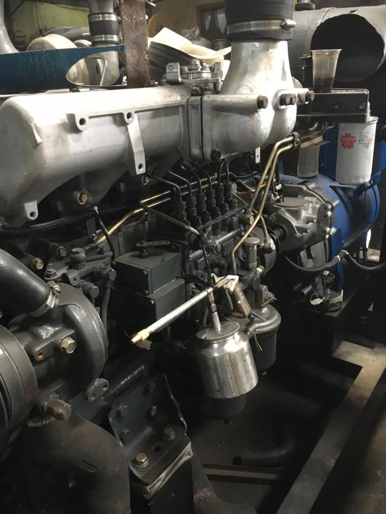 Genset Mitsubishi Recondition, Type Engine 6D22T, 150 Kva, Silent Type ...