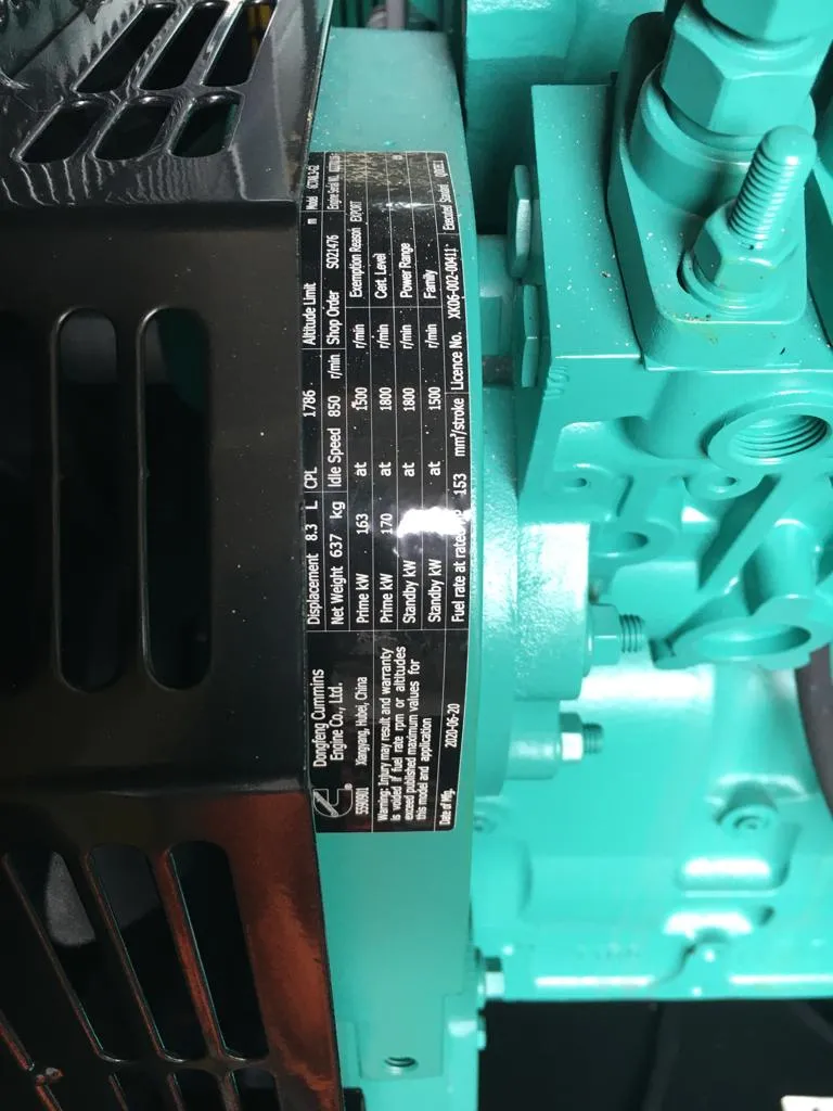 Genset Cummins 200 Kva,Type engine 6CTAA8.3-G4 ; Silent Type ; Brand ...