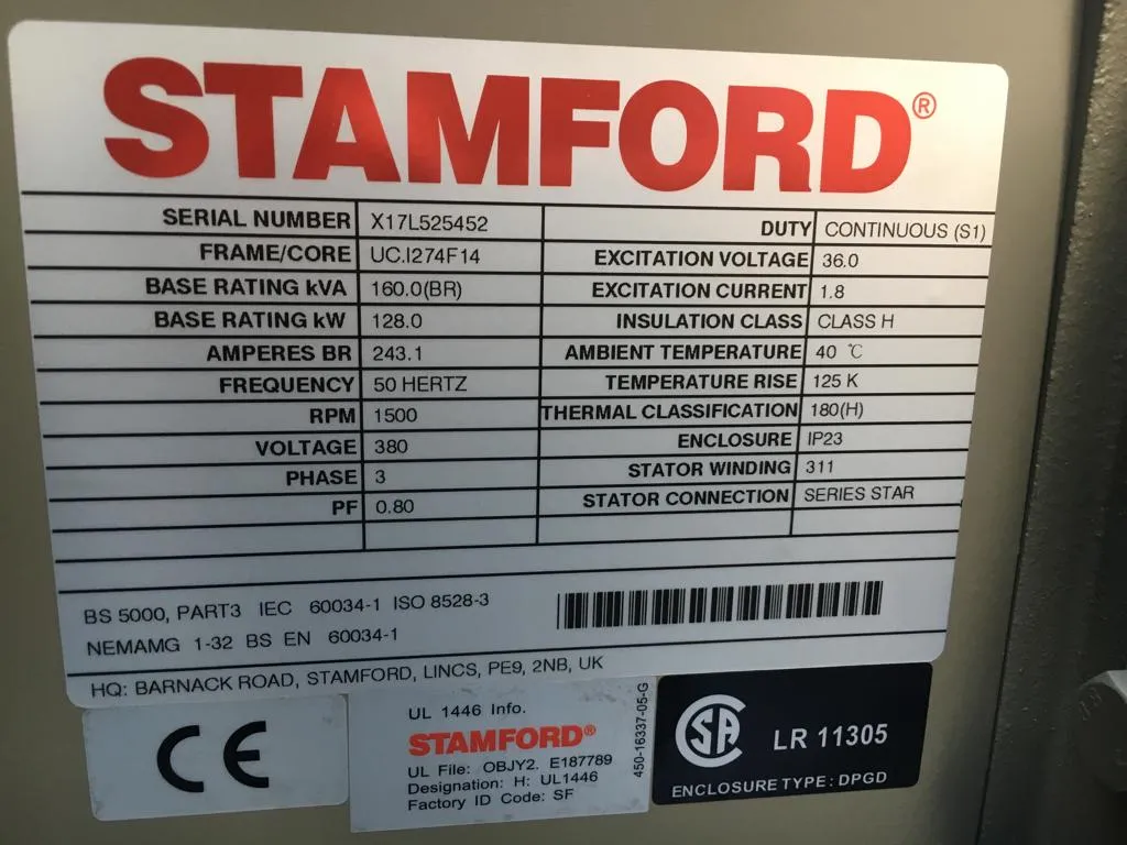 Genset Perkins 150 Kva, 1106A-70TAG2 ; Silent Type ; Brand New and ...